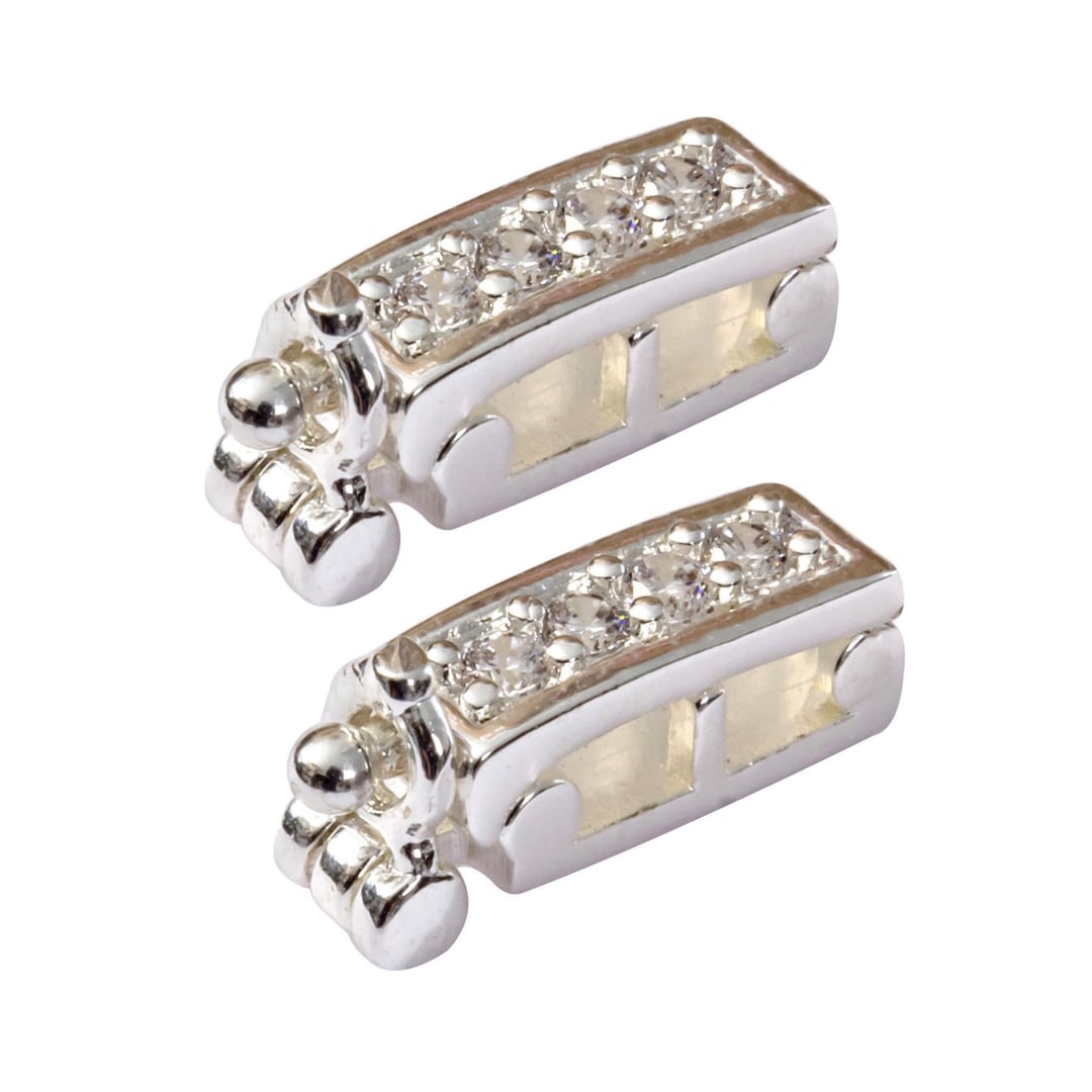 Infinity Clips 2 Piece Small Classic Necklace Shortener Set With Safety ...