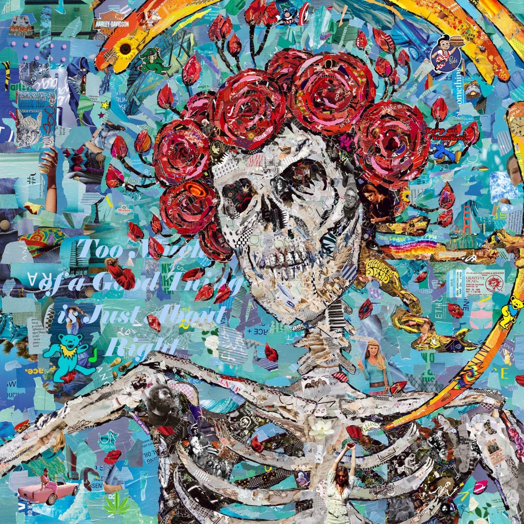 A Long Strange Trip - Fine Art Collage - Etsy