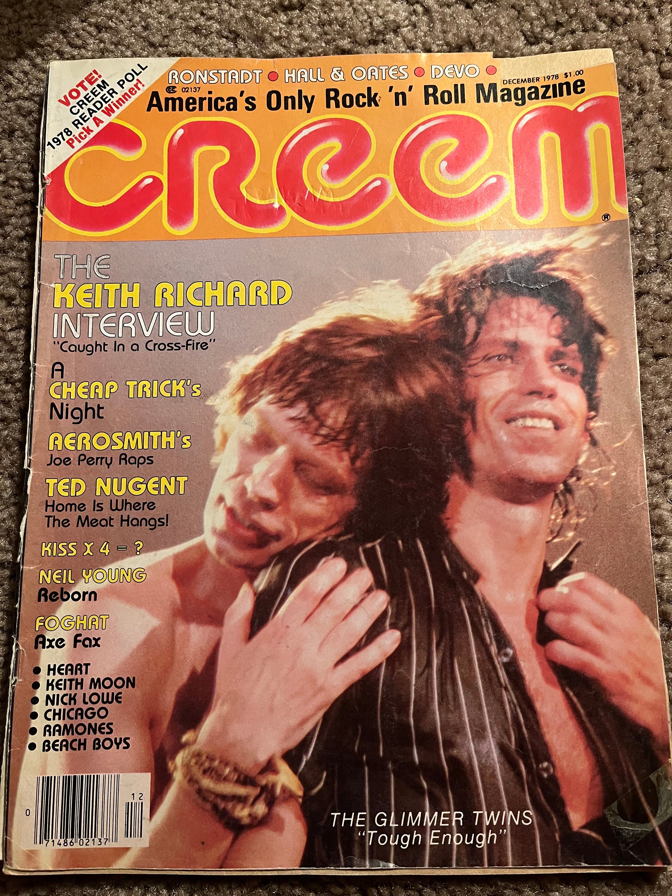Vintage Rock Creem Magazines 1974 Magazine Qty 6 - Etsy