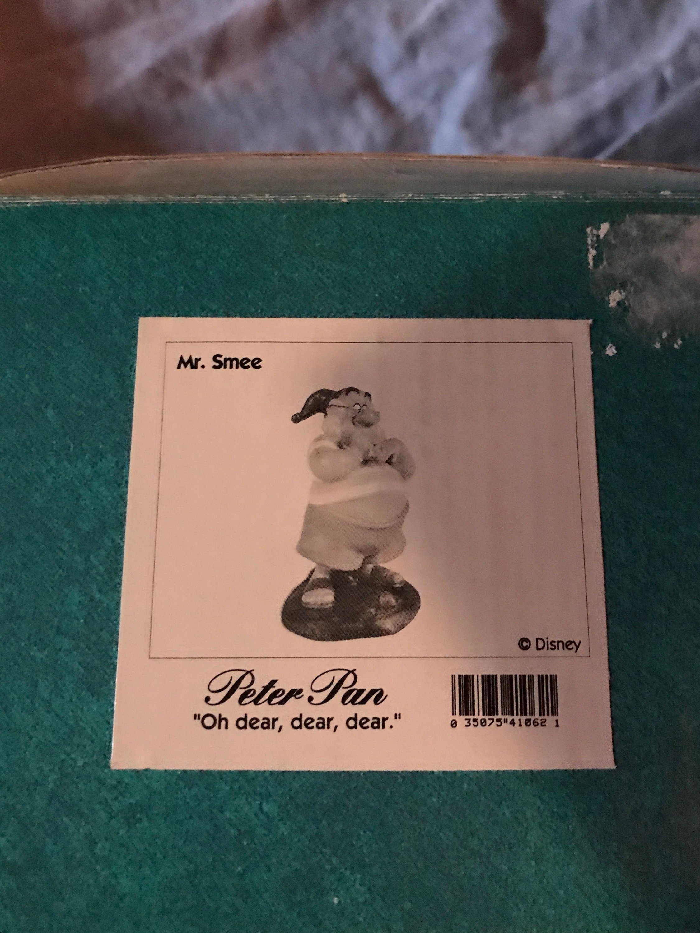 Mr.snee From Peter Pan Walt Disney Classic Collection Porcelain ...