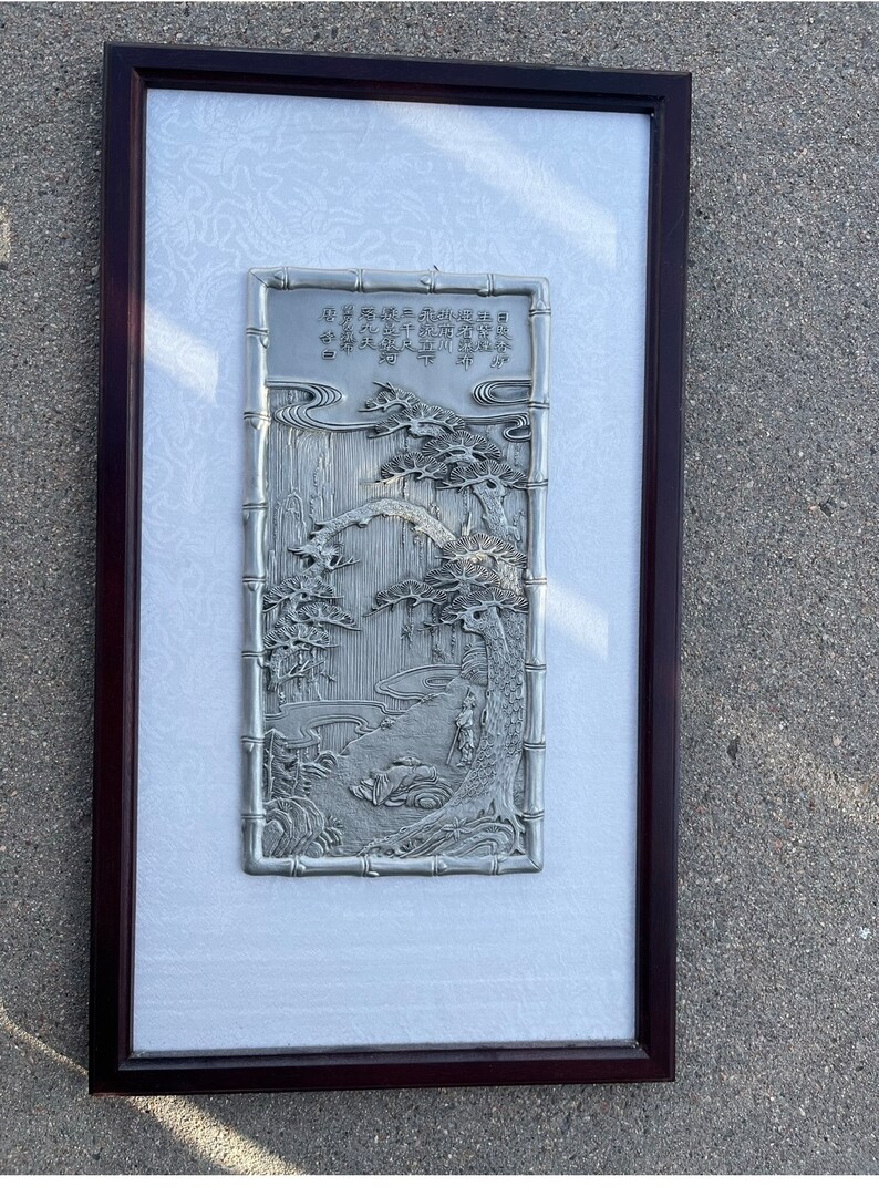 Royal Selangor Pewter Chinese Wall Plaque Framed - Etsy
