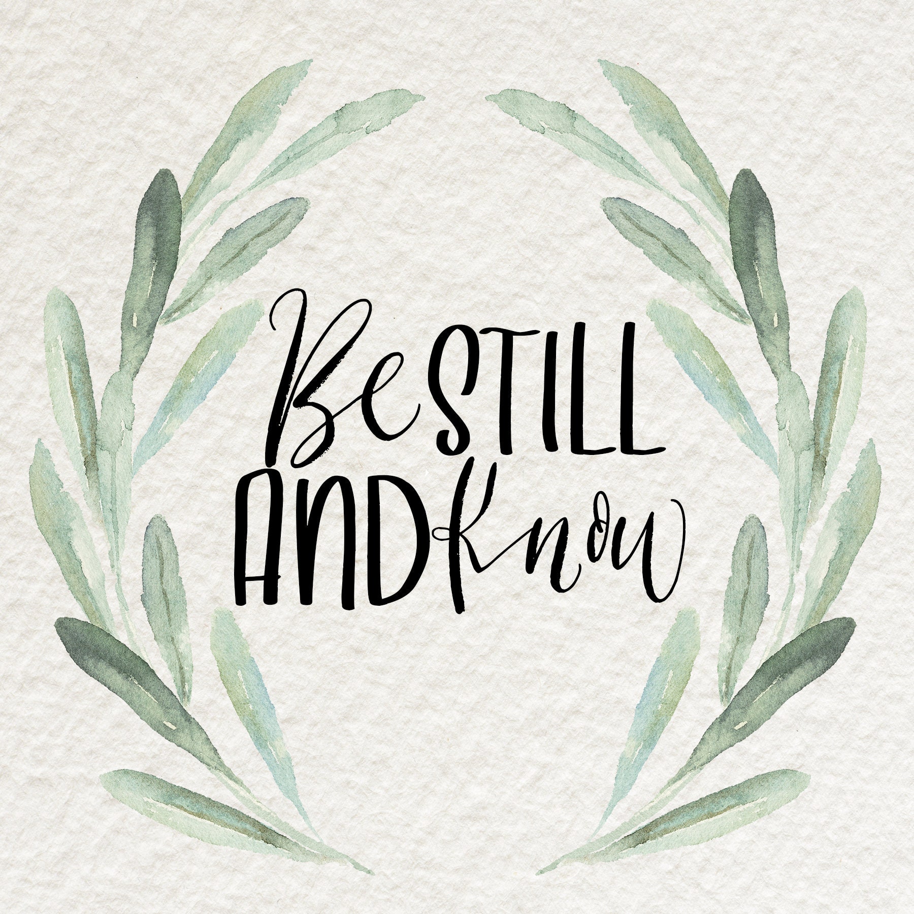 Be Still and Know - Etsy
