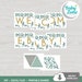 Welcome Baby! Greenery Baby Shower Printable Banner Instant Download ...