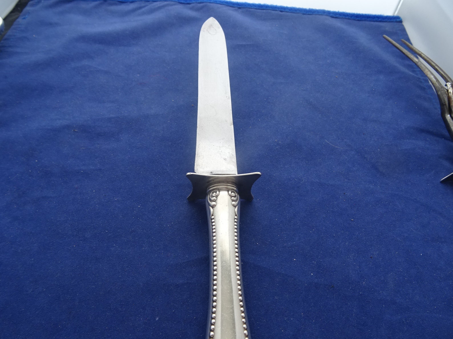 Lancaster Pattern 3 Piece Roast Carving Set by Gorham Sterling Ca 1897 ...