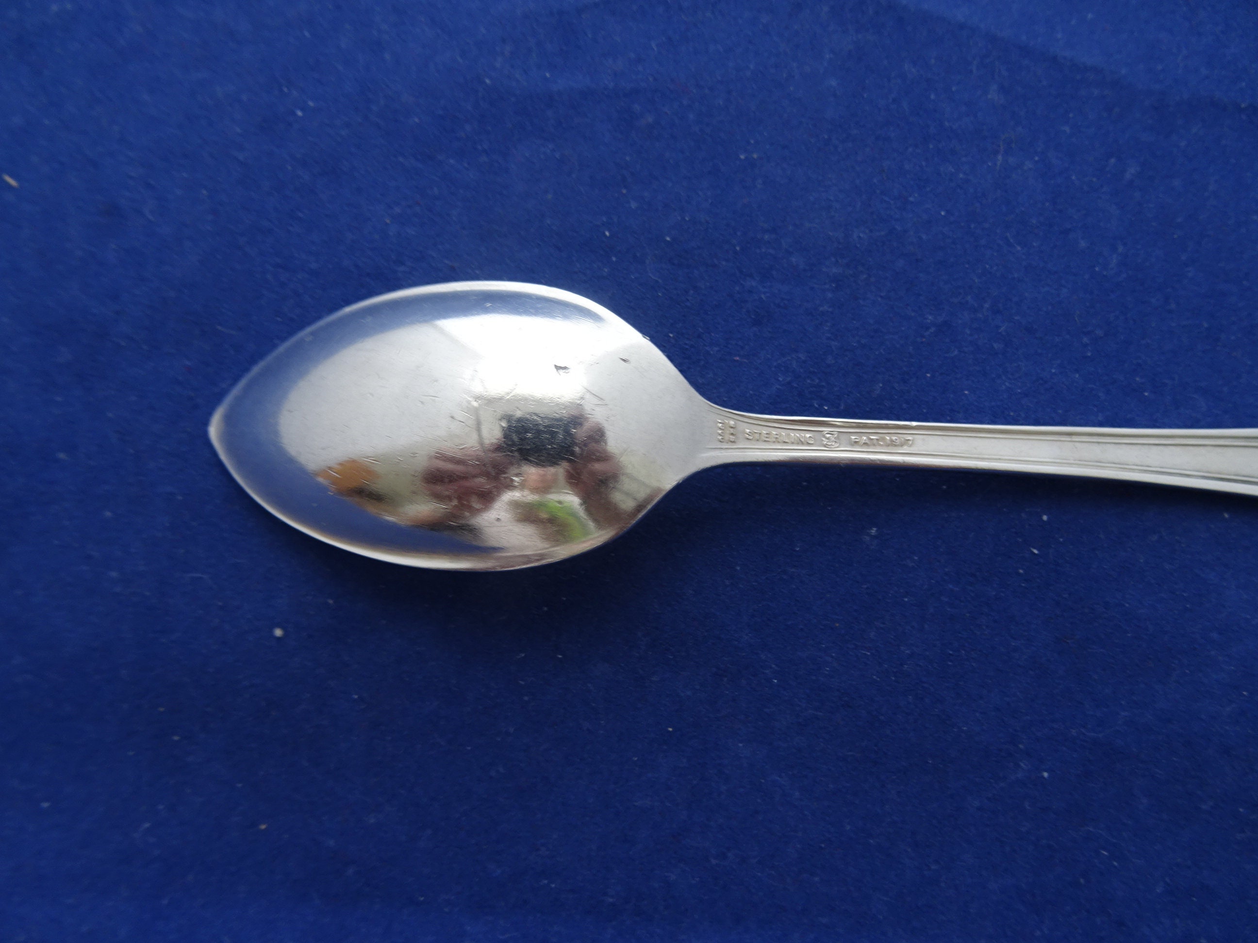 Lady Mary Fruit Spoon by Towle Sterling Ca 1917 Mono VD - Etsy