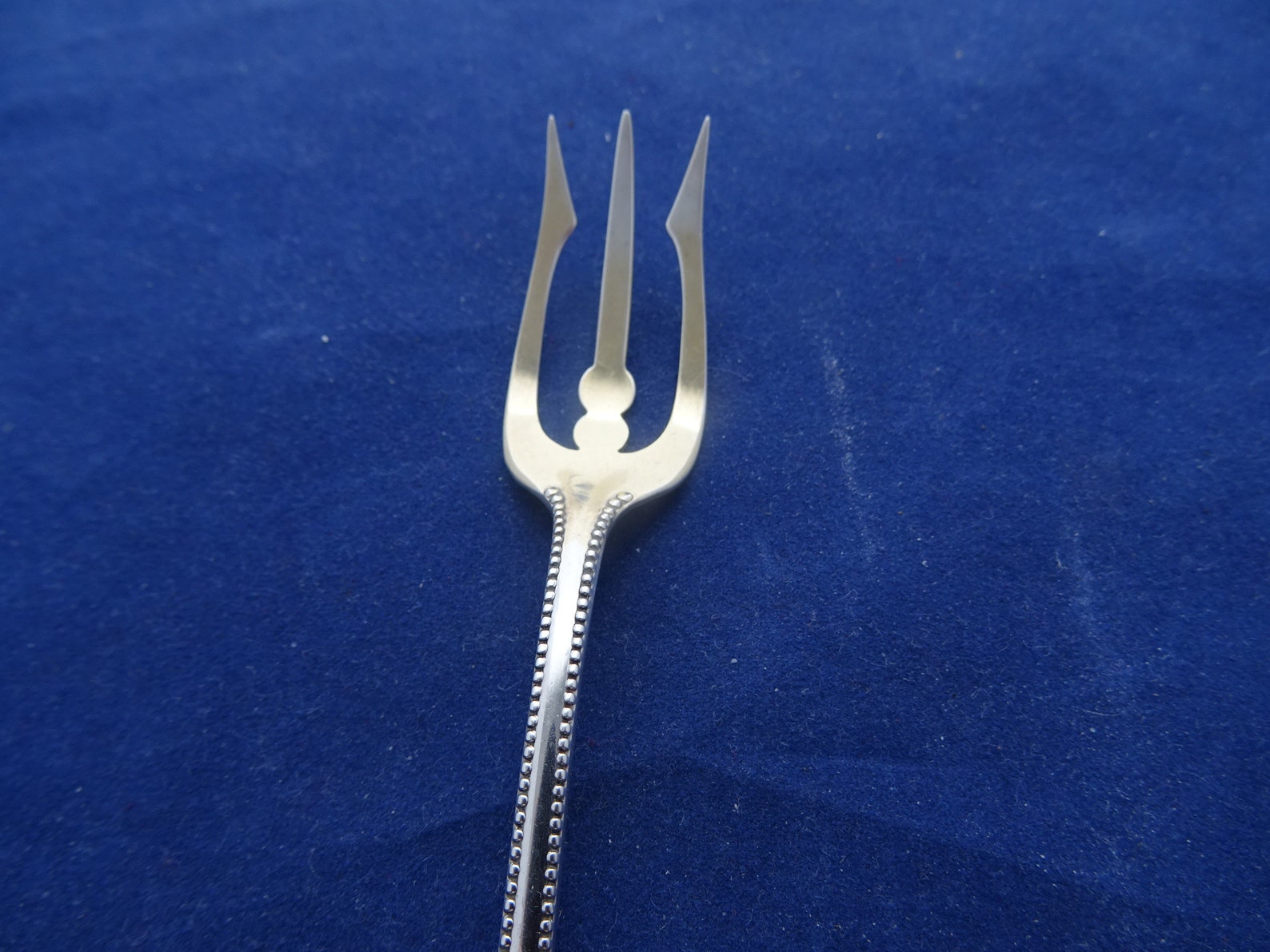 Lancaster Short Handle Pickle Fork in Sterling by Gorham No Mono Gw Ca ...