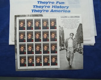 US Postal Service James Dean Commemorative Legends of Hollywood 32 Cent ...