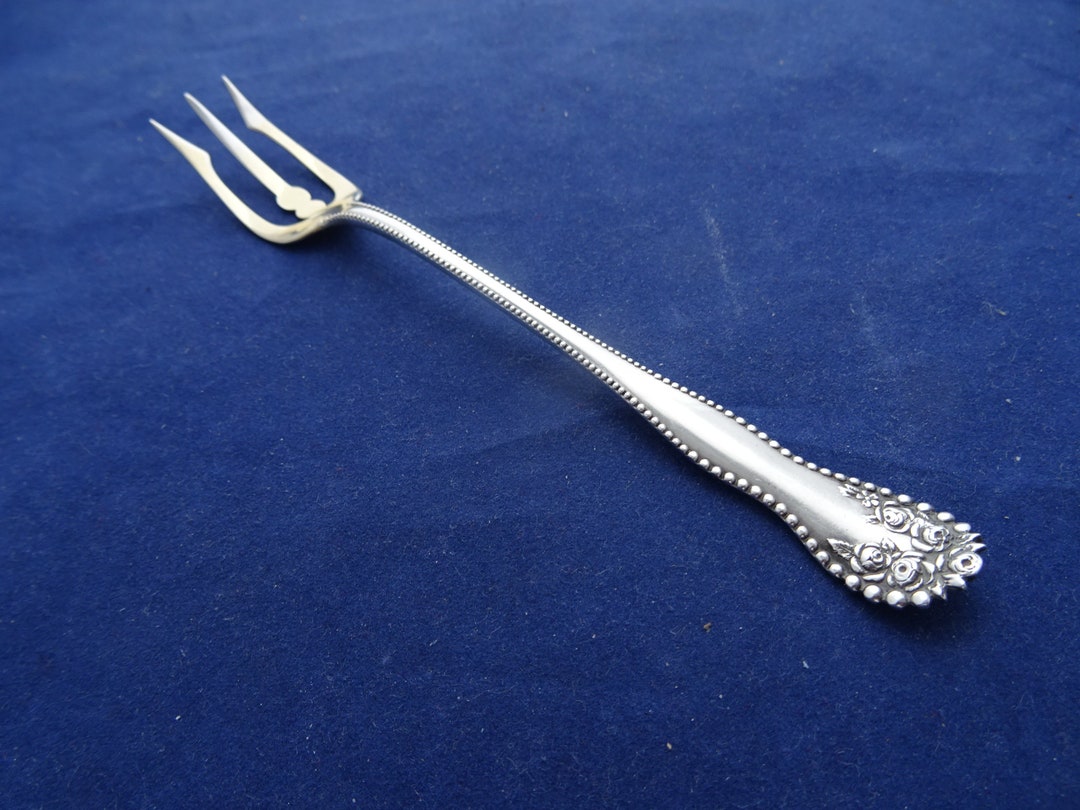 Lancaster Short Handle Pickle Fork in Sterling by Gorham No Mono Gw Ca ...