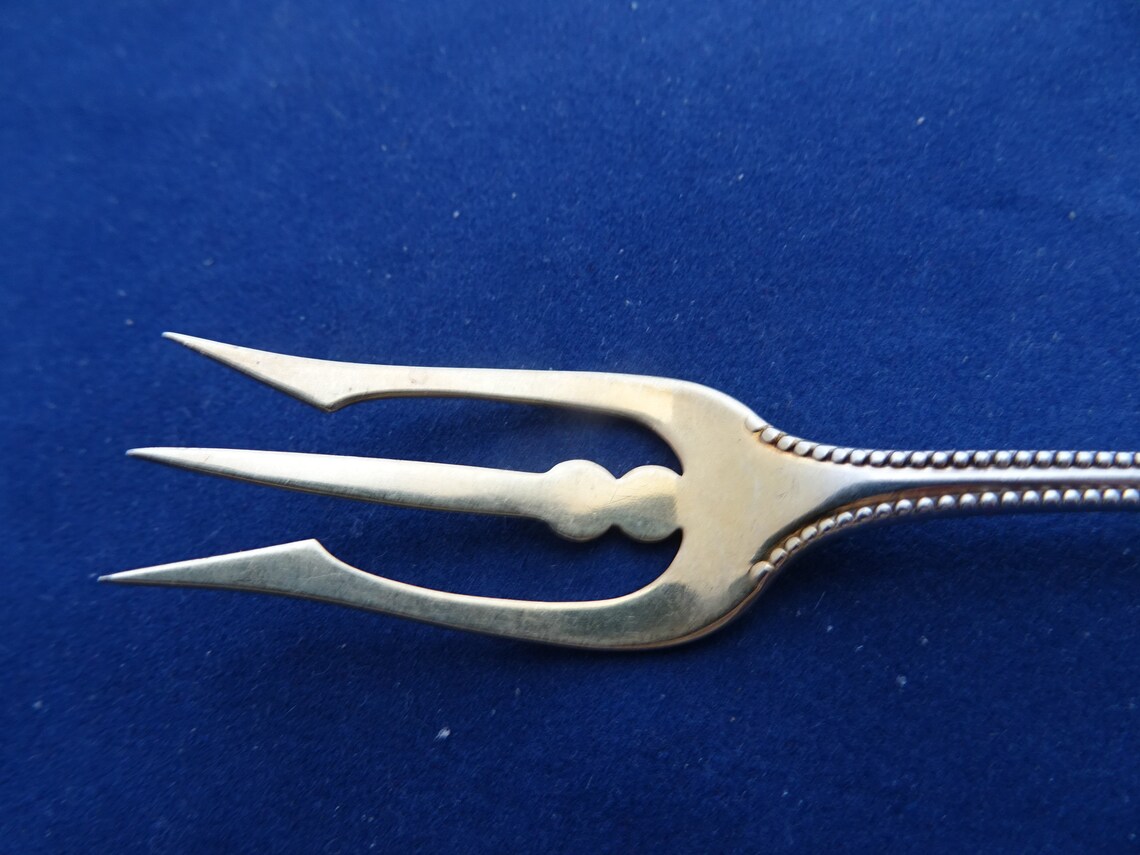 Lancaster Short Handle Pickle Fork in Sterling by Gorham Ca - Etsy