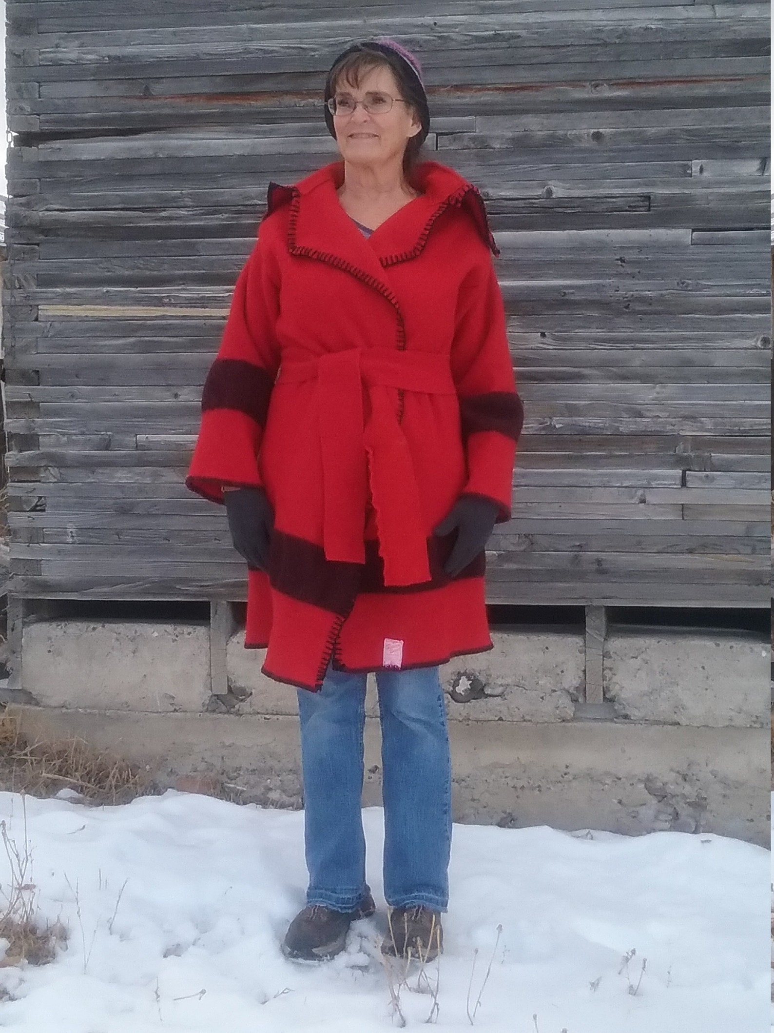 Red Capote/boatman's Coat - Etsy