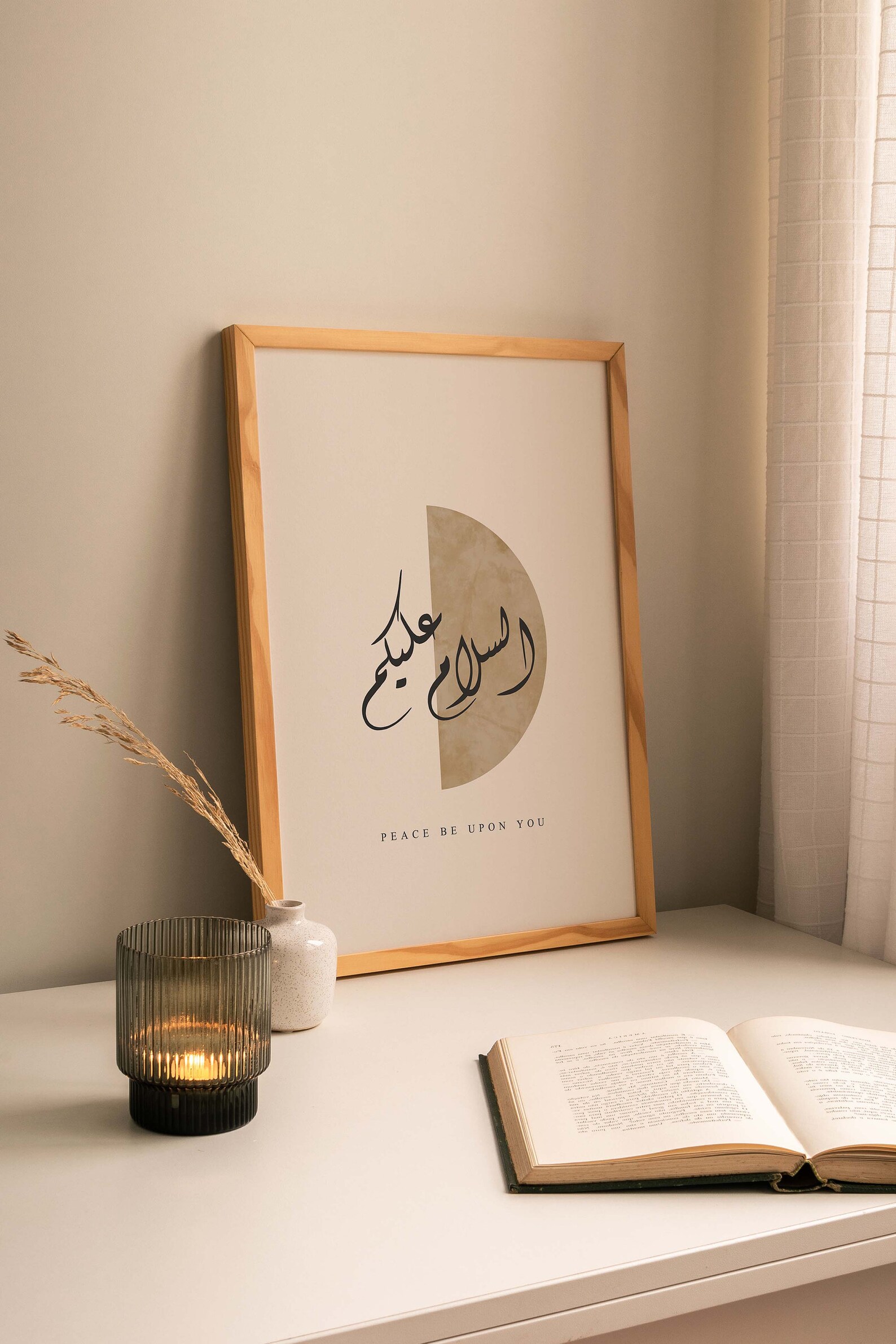 Assalamu Alaikum Wall Art/islamic Calligraphy Poster/salam - Etsy