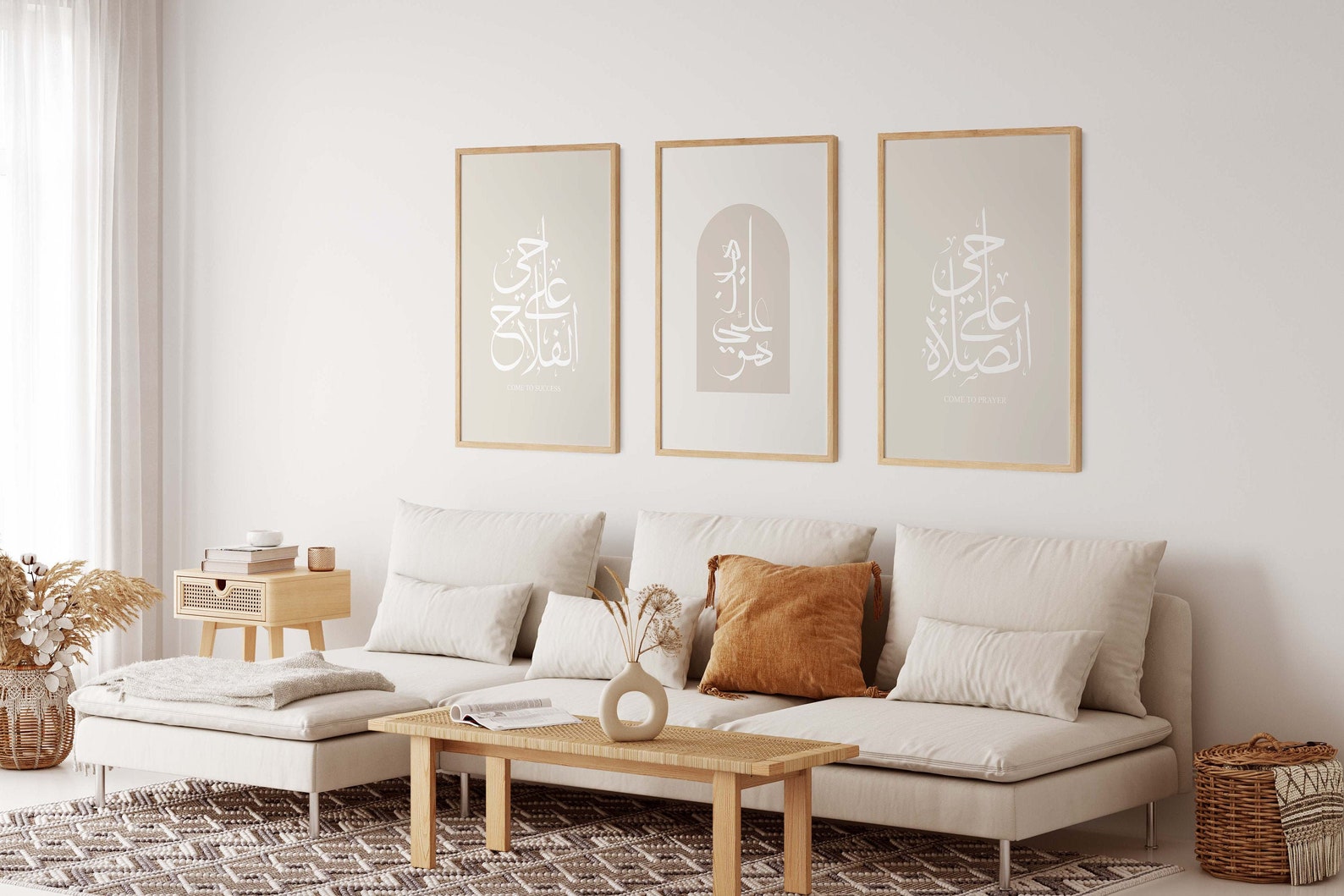 Minimal Islamic Wall Art Set of 3 Prints/islamic Modern - Etsy