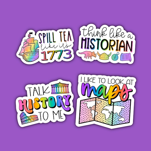 History Sticker - Etsy