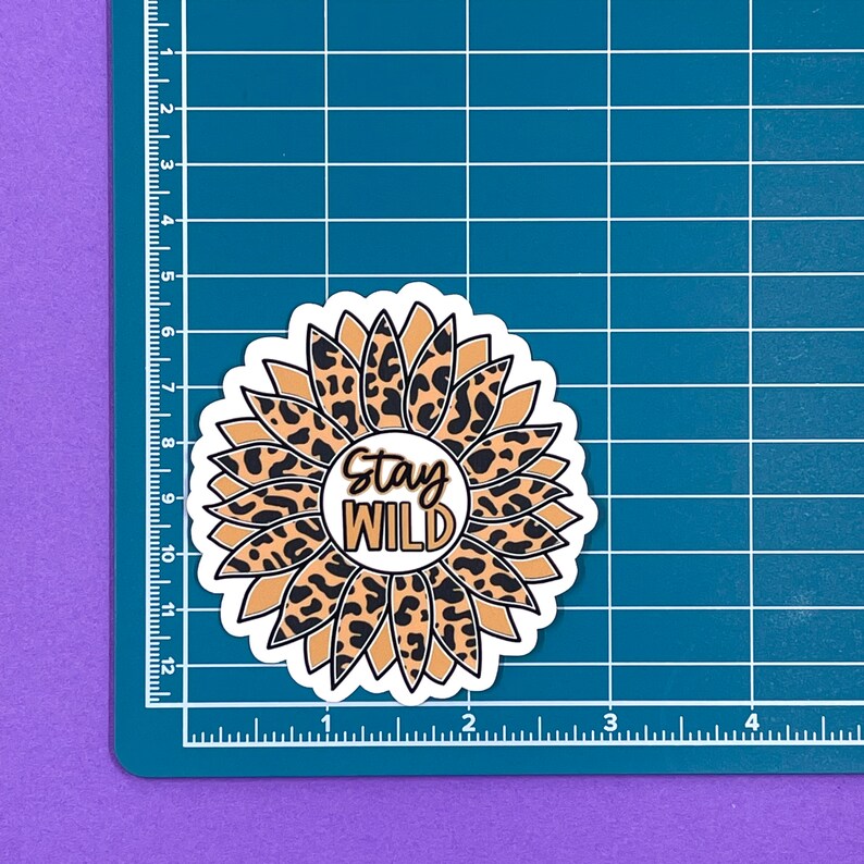 Leopard Sticker Pack 6 Animal Print Decal Stickers - Etsy