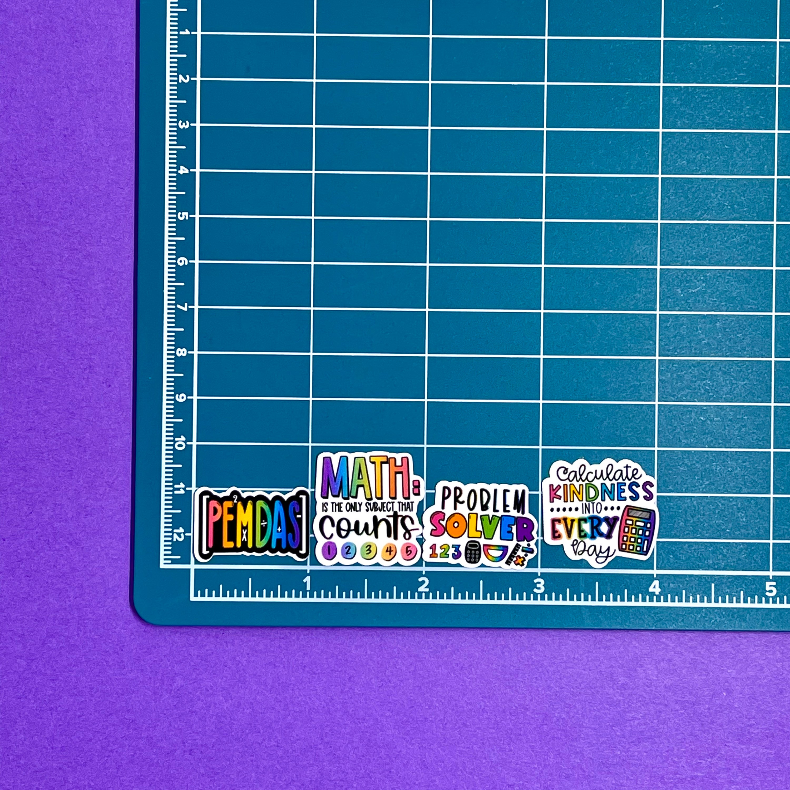 MINI Math Teacher Sticker Pack 1 Stickers Math | Etsy