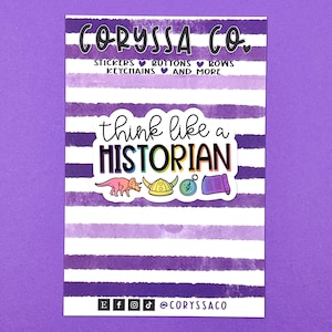 Think Like a Historian Sticker | Social Studies Teacher Stickers ...