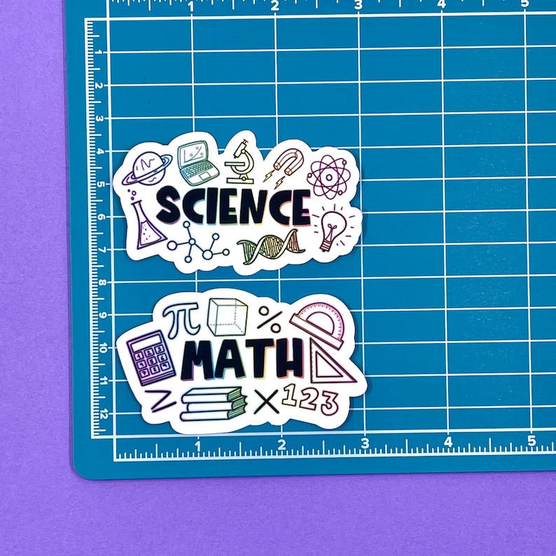 Choice of School Subject Sticker | Math English Science Social Studies ...