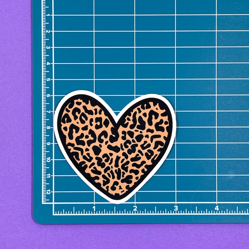 Leopard Sticker Pack 6 Animal Print Decal Stickers - Etsy