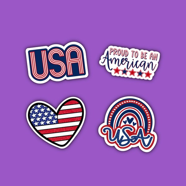 Usa Stickers - Etsy