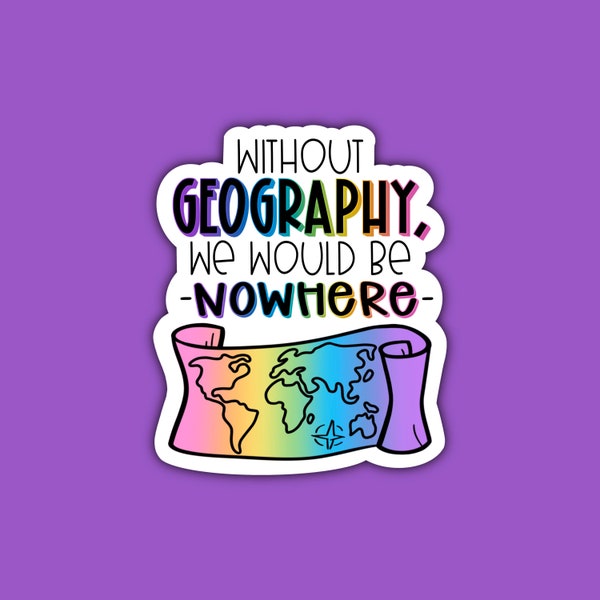 Geography Stickers - Etsy