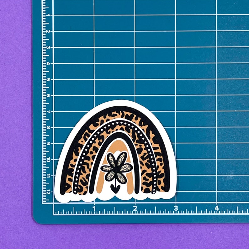 Leopard Sticker Pack 6 Animal Print Decal Stickers - Etsy