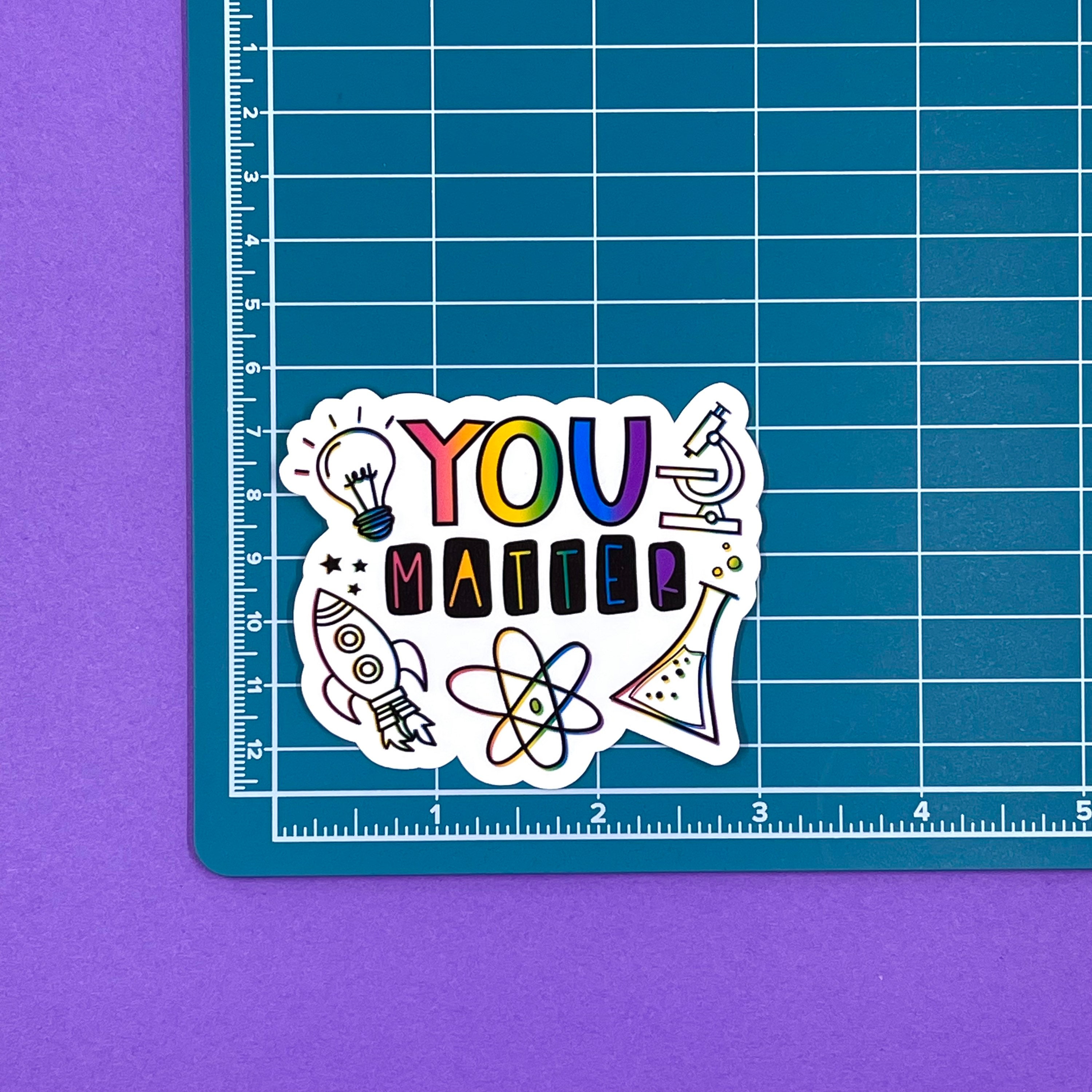 Science Teacher Sticker Pack You Matter Chemistry Joke No - Etsy