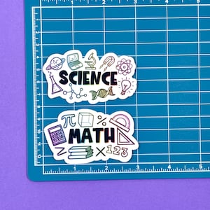 Choice of School Subject Stickers | Course Labels | School Subject ...