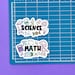 Choice of School Subject Stickers Course Labels School Subject Label ...