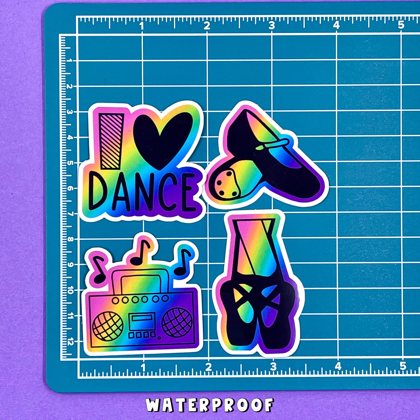 I Love Dance Sticker Pack | Dancer | Ballet | Tap | Colorful | Decal ...