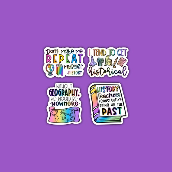 MINI Social Studies Teacher Sticker Pack 1 Stickers - Etsy