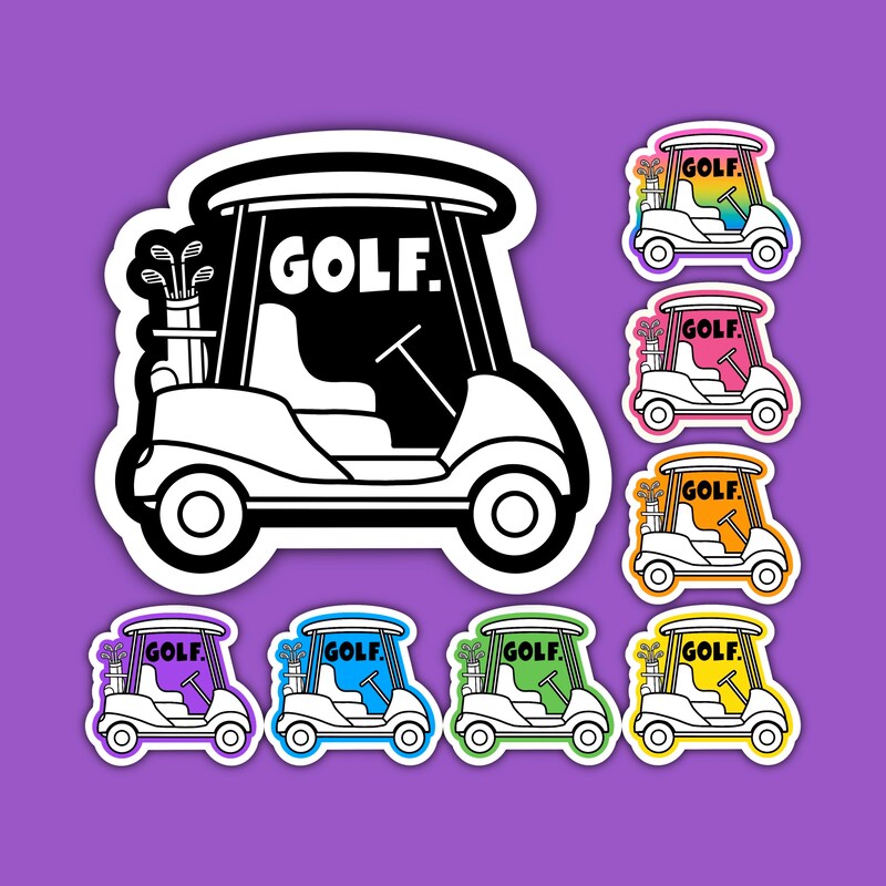 Golf Cart Stickers - Etsy