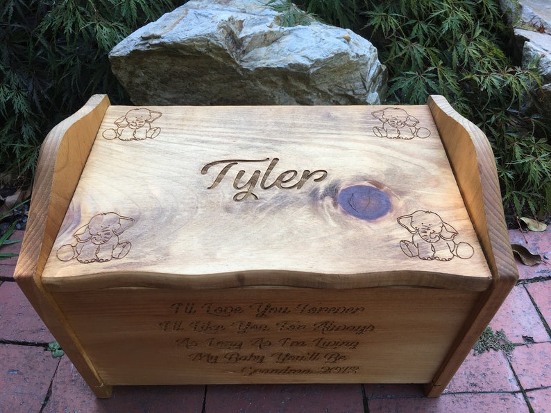 Exquisite elephant toy box/chest | Etsy