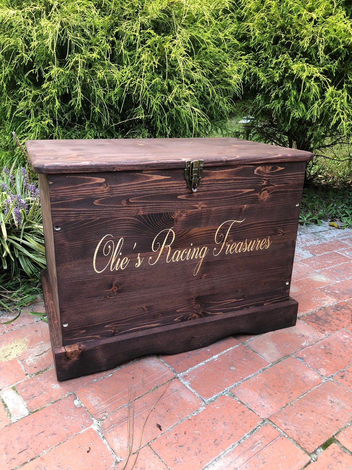Mahogany Keepsake Chest - Etsy
