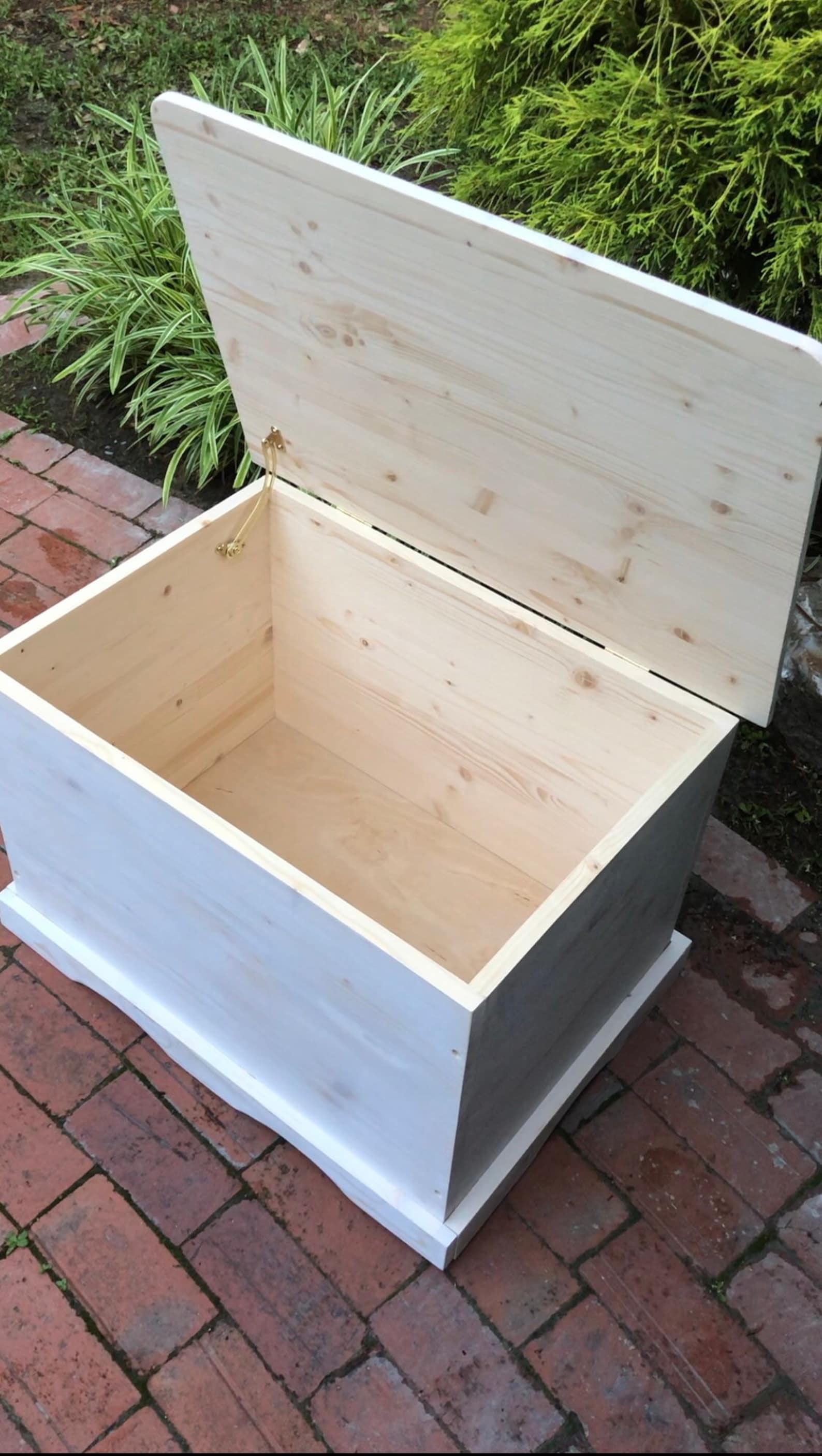 Lovely Lotus Chest Hope Chest Toy Box | Etsy