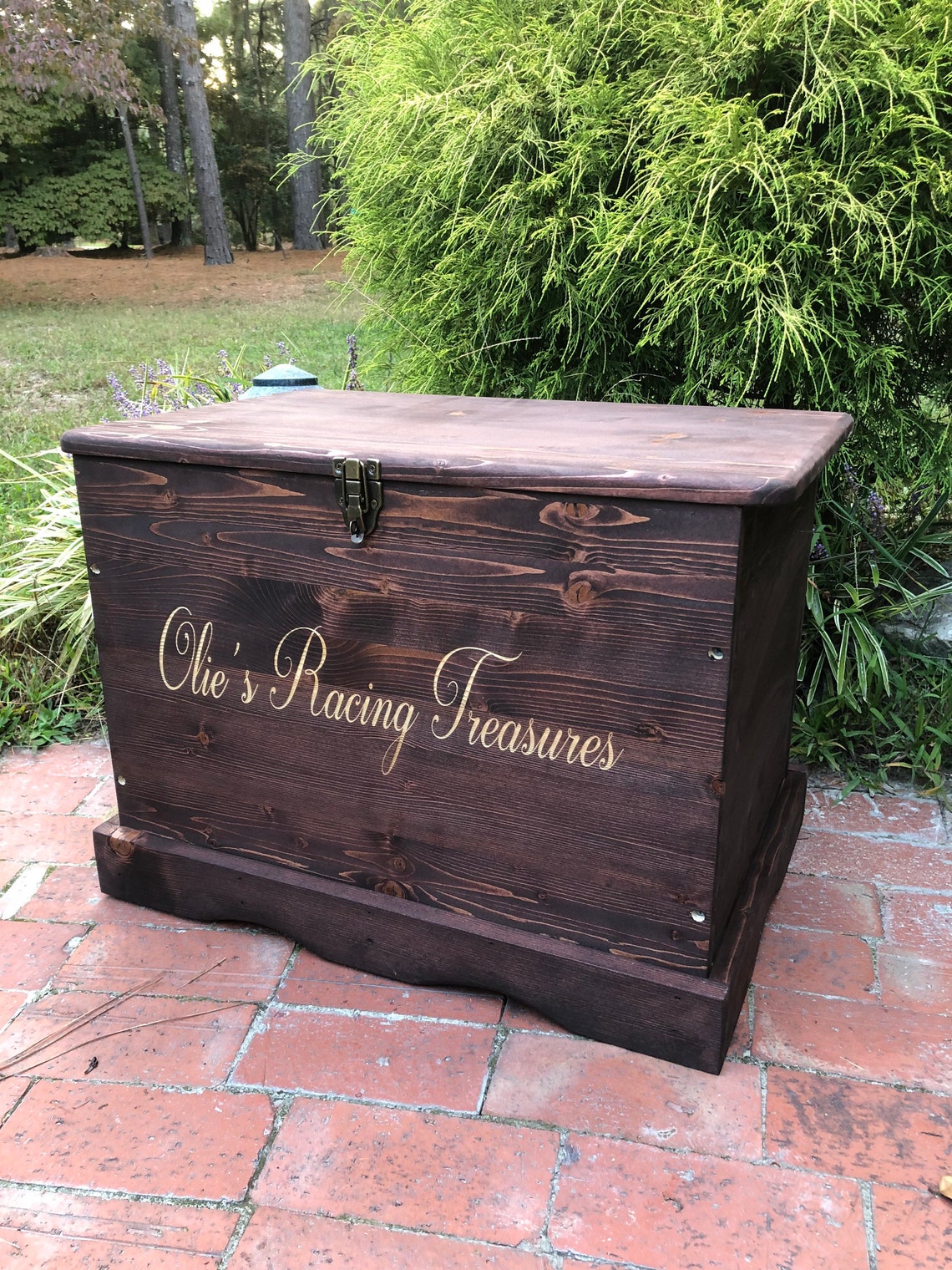 Mahogany Keepsake Chest - Etsy