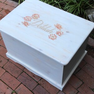 Lovely Lotus Chest - Hope Chest - Toy Box - Etsy