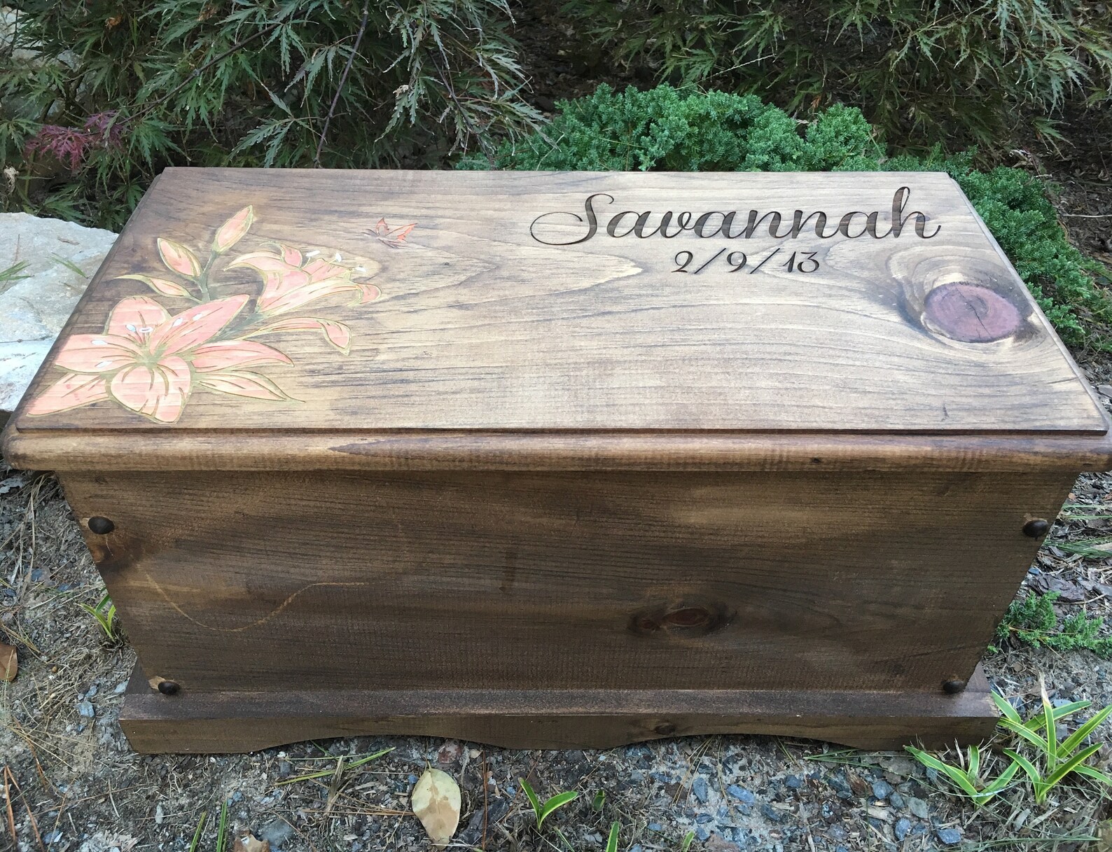 Lovely Lily Keepsake Chest - Etsy