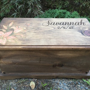 Lovely Lily Keepsake Chest - Etsy