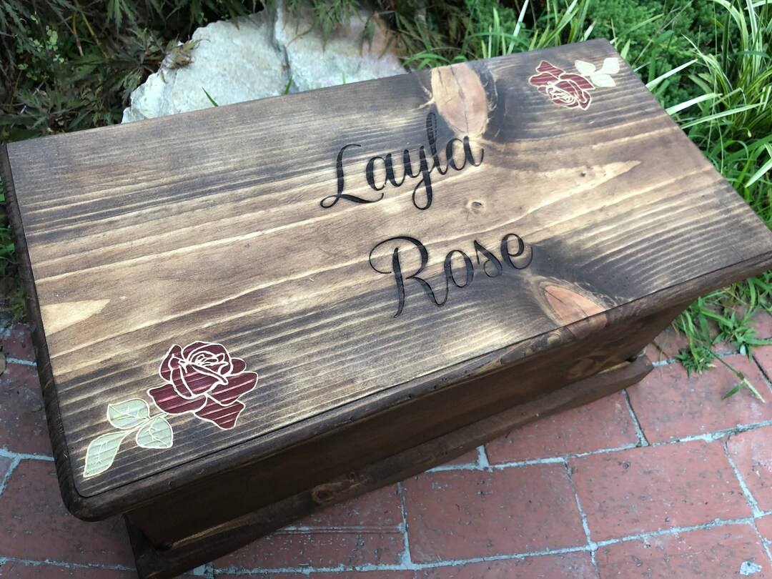Radiant Rose Storage Chest - Etsy