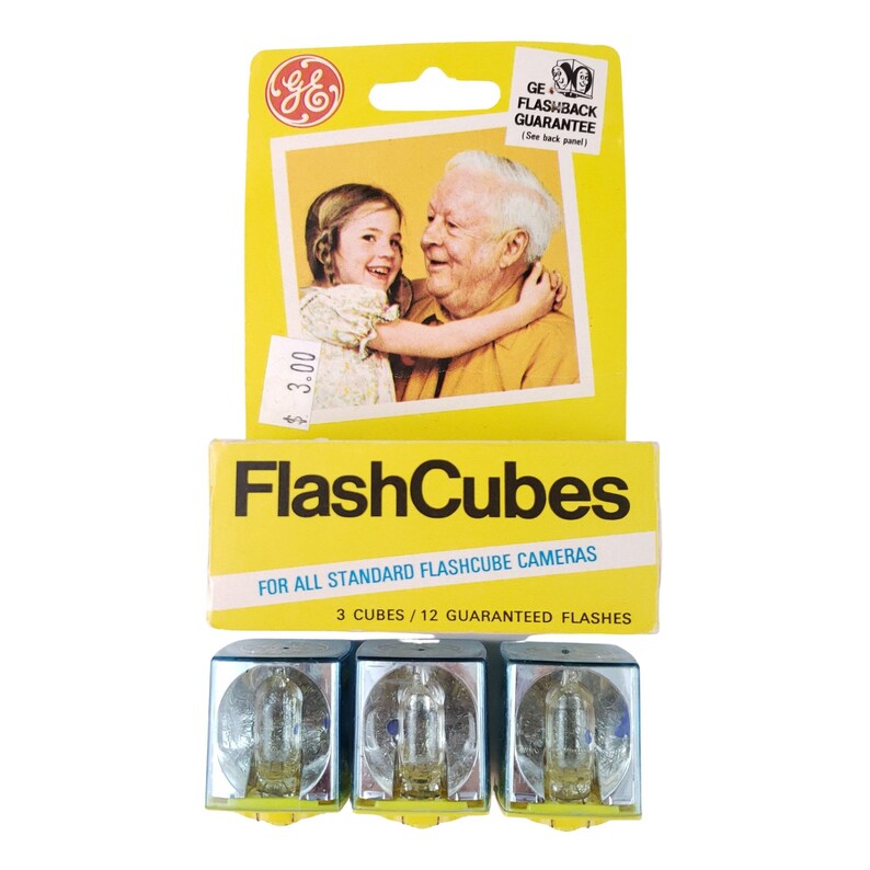 Vintage GE Flash Cubes For All Standard Flashcube Cameras 3 | Etsy