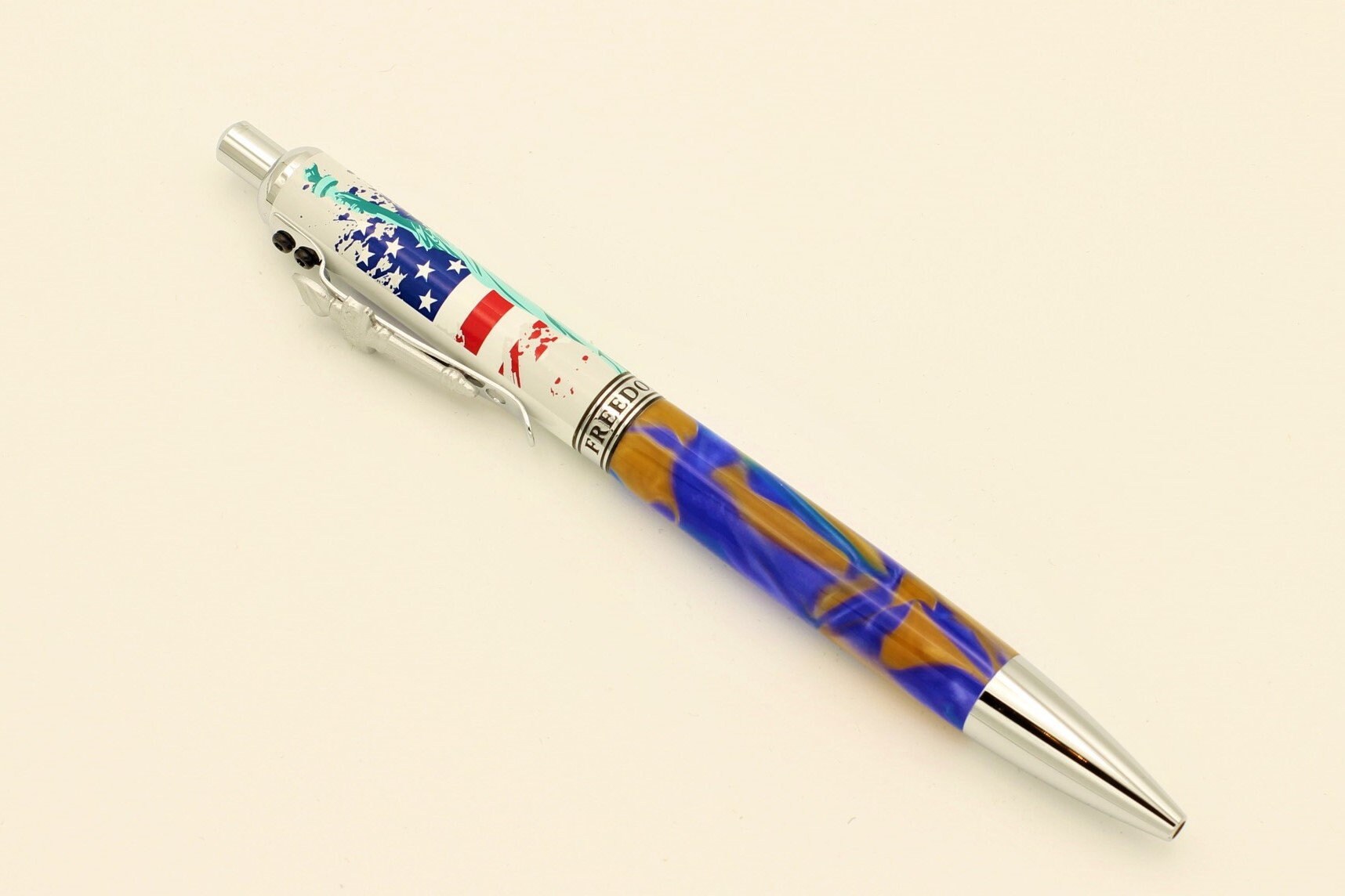 Custom Ballpoint Pen / Unique Gift / Click / Freedom / USA - Etsy