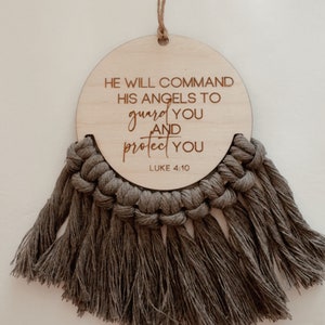 Bible Verse Car Charm, Christian Car Charm, Guard You and Protect You ...