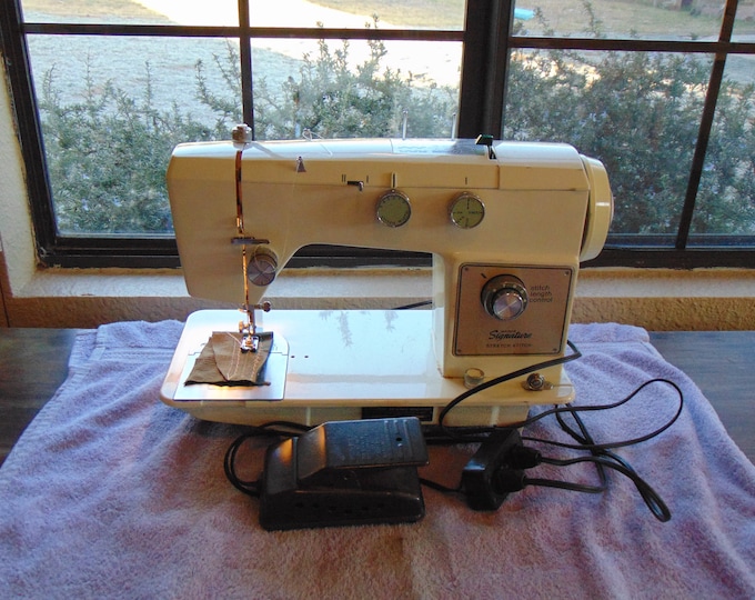 Wards Signature Sewing Machine, Model # UHT J276. - Etsy