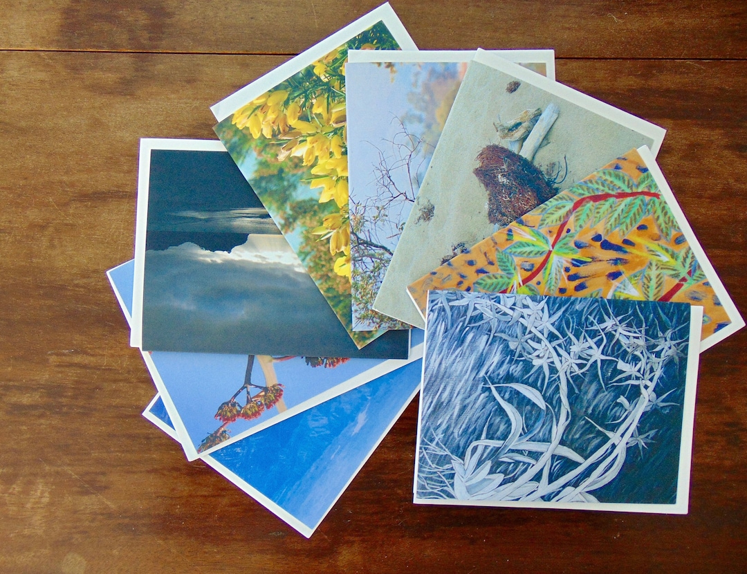 Original Art Greeting Cards 6 Prints - Etsy