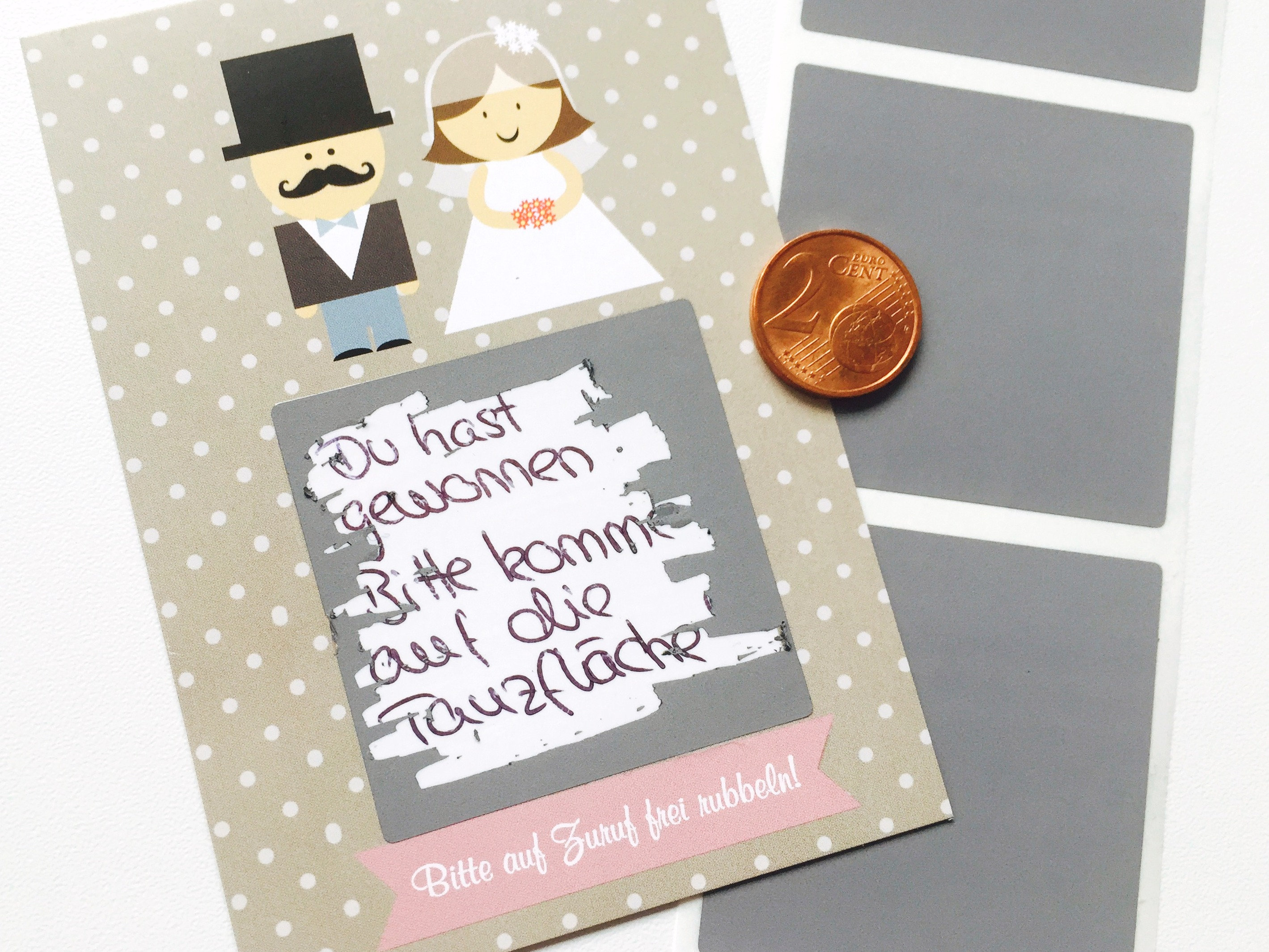 Scratch Cards for the Wedding Newlyweds - Etsy Sweden