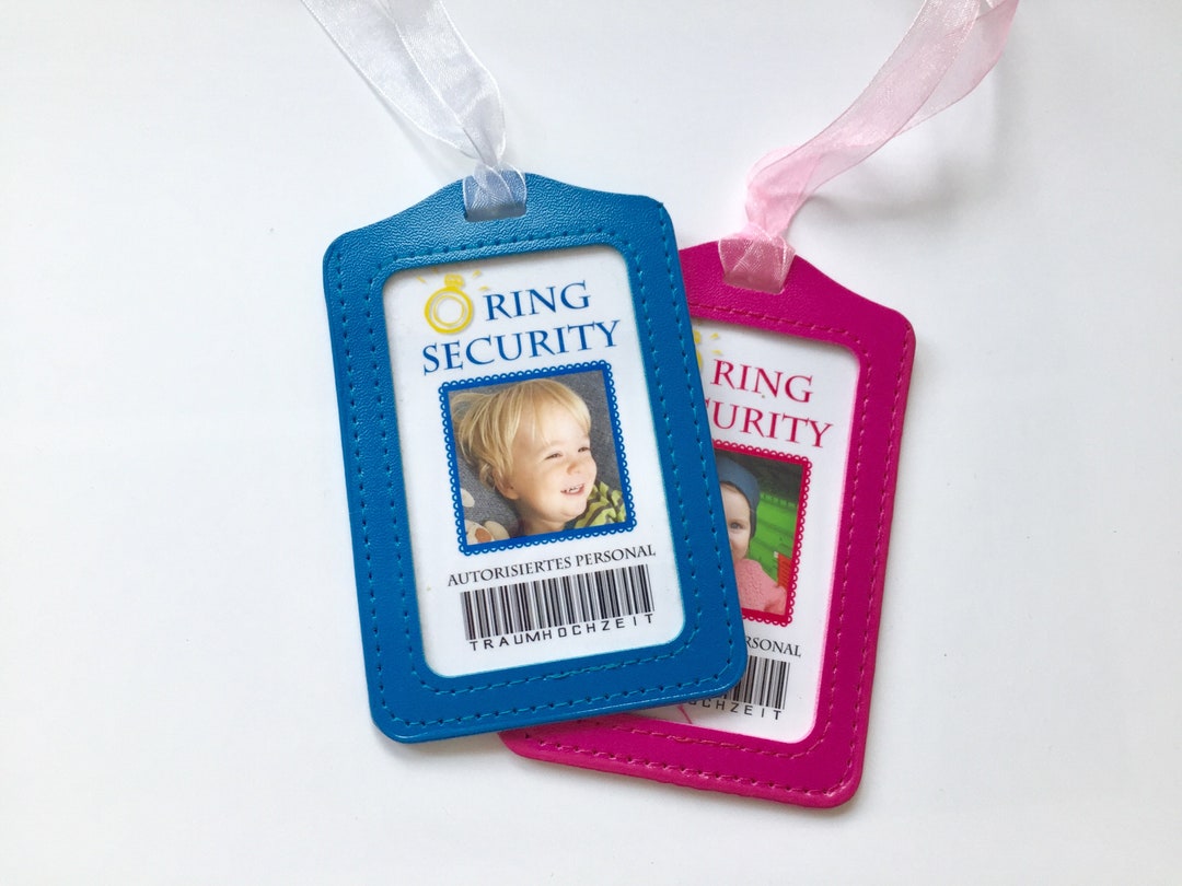 Ring Security ID Badge - Personalized - Etsy UK