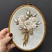 Finished Embroidery, Custom Design Bushel of Roses on Velvet - Etsy
