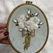 Finished Embroidery, Custom Design Bushel of Roses on Velvet - Etsy