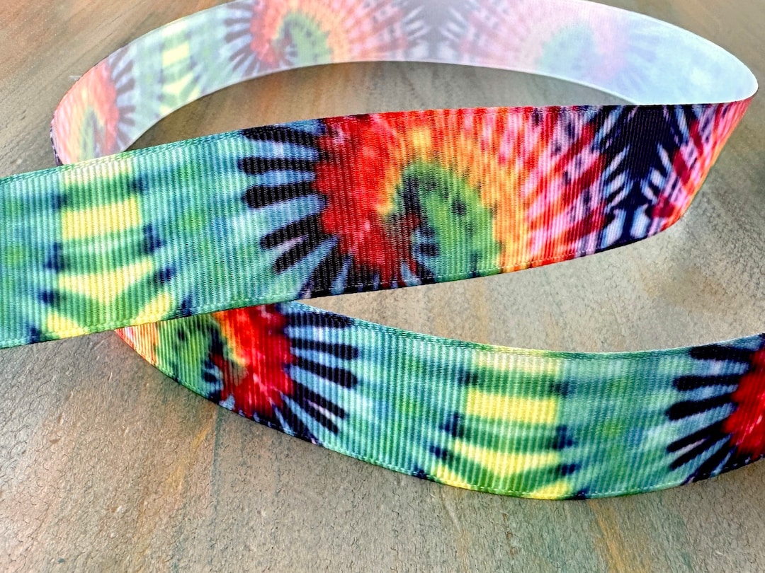 Tie Dye Blast Grosgrain Ribbon 9mm 16mm 25mm 38mm Classic Tie - Etsy