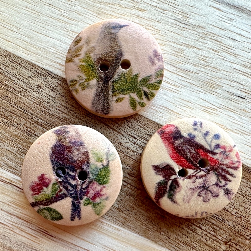 Wood Buttons - Etsy